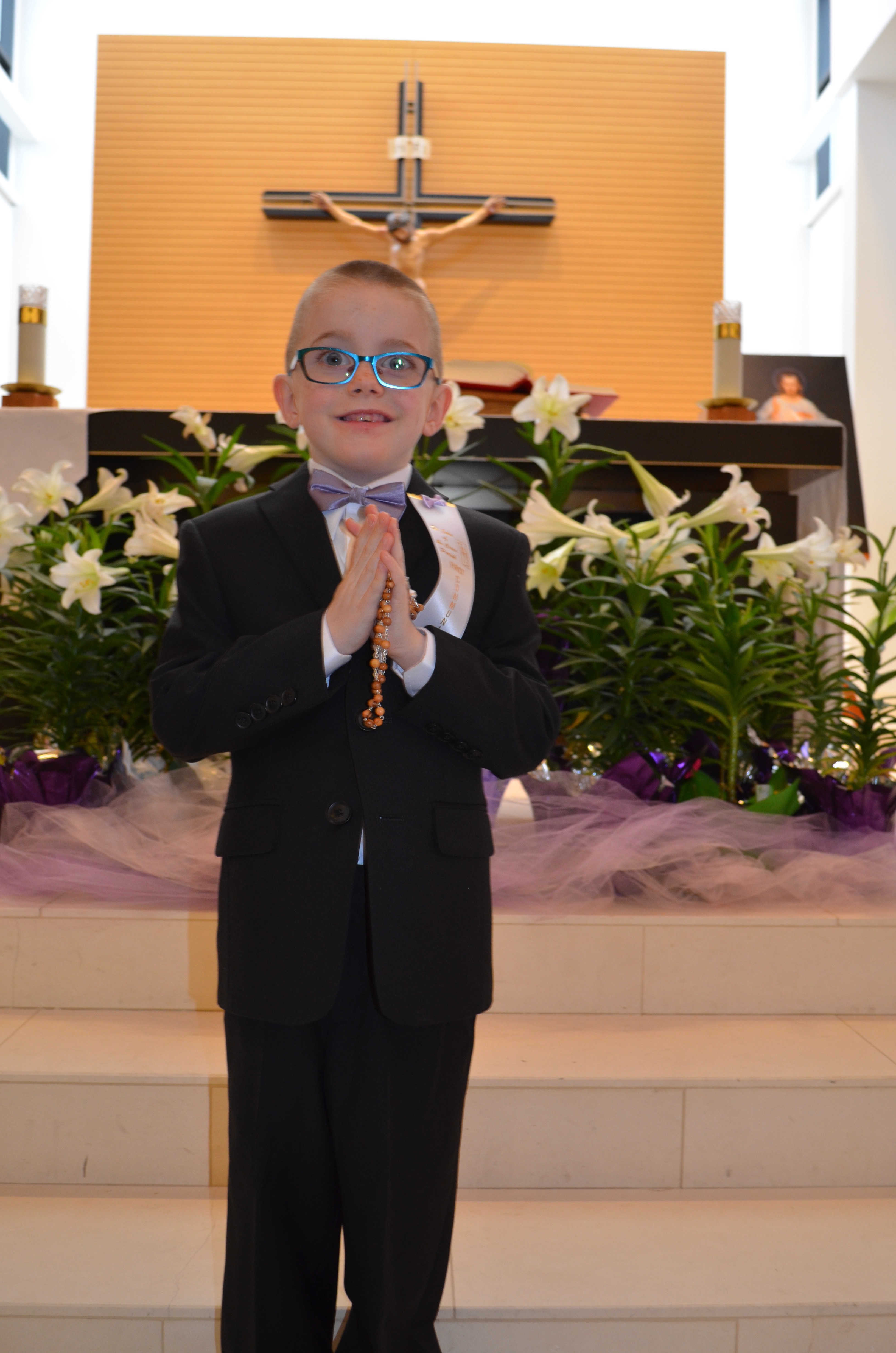 Aiden First Communion – The Cain Family